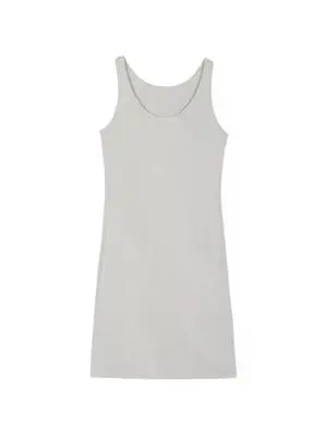 JNBY Asymmetrical Hem Dress With Pleated Skirt - Neutrals