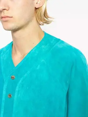 A LEATHER Baseball Shirt