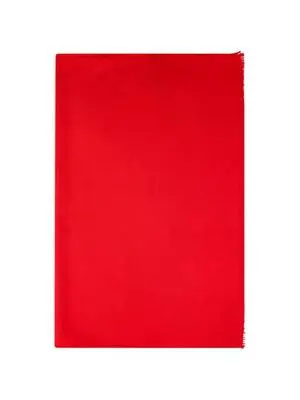 Max Mara Fringed Scarf - Red