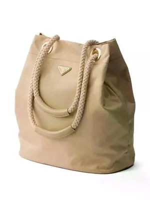 Prada Mariner Large Re-nylon Bucket Bag - Neutrals