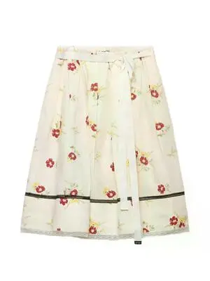 Prada Floral Skirts