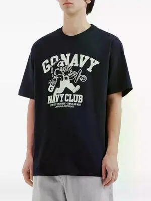 CHOCOOLATE Graphic-print Logo-patch T-shirt