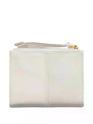 Prada Small Leather Wallet - Neutrals
