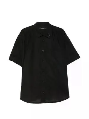 SONGZIO Half Chest-pocket Shirt - Black