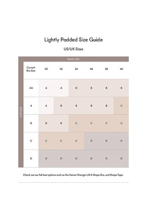 NOOD Lightly Padded Luxe Adhesive Bra - Buff