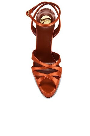 Saint Laurent Chandelle Platform Sandal - Arancio