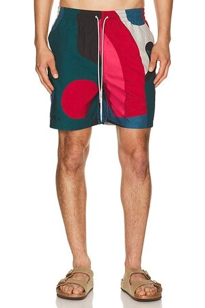 PARRA Abstract Print Swim Shorts - Multi