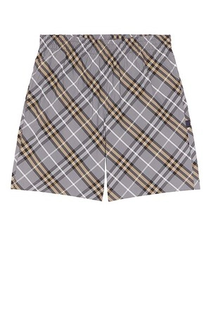 Burberry Check Swim Short - Wave Blue Check