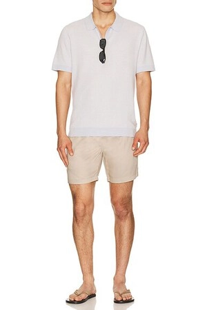 Onia Lyocell Beach Shorts - Stone