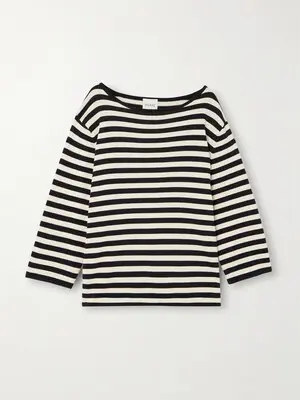 Posse Darcy Striped Pima Cotton Top - Multi