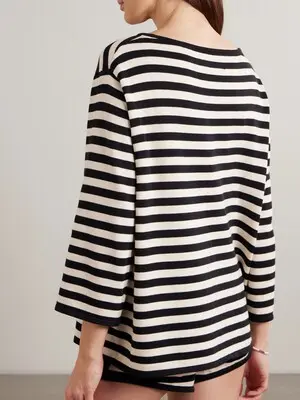 Posse Darcy Striped Pima Cotton Top - Multi