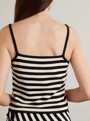 Posse Darcy" Striped Pima Cotton Tank