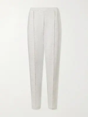 Varley Slim Pintuck Stretch-jersey Track Pants