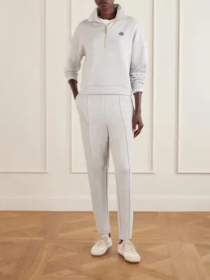Varley Slim Pintuck Stretch-jersey Track Pants