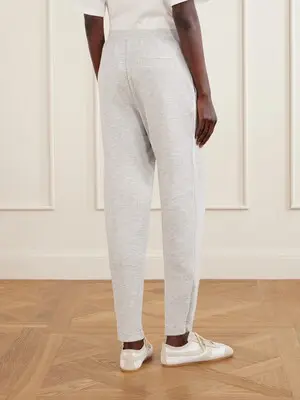Varley Slim Pintuck Stretch-jersey Track Pants