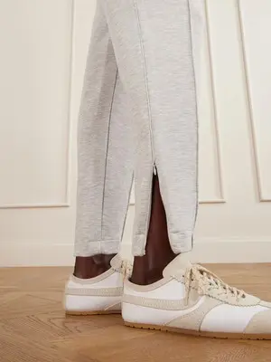 Varley Slim Pintuck Stretch-jersey Track Pants