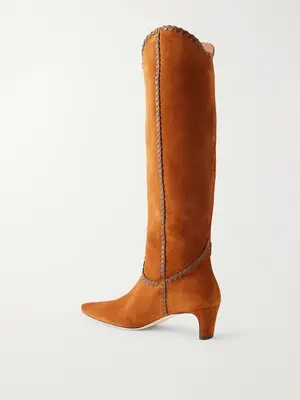 Staud Suede Knee Boots