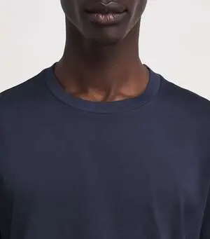 Brioni Cotton Short-sleeve T-shirt - Blue