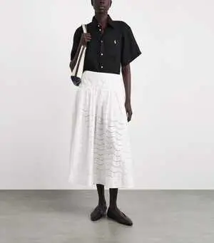 Polo Ralph Lauren Oversized Linen Shirt - Black