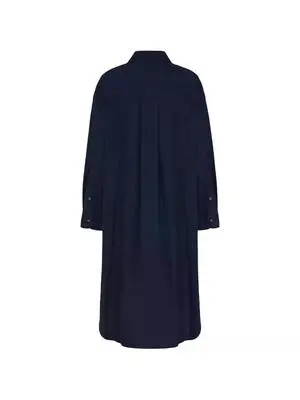 Malo Pleated Button-up Dress