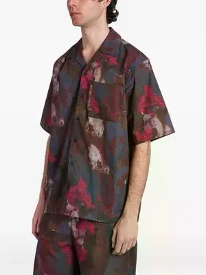 PEACEMAKER OAMC Abstract-print Shirt - Red