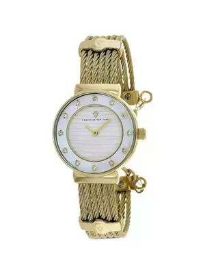 CHRISTIAN VAN SANT Christian Van Sant Cable-Link Watch Silver