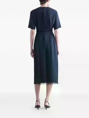 FFORME Brooke Frayed-edge Midi Dress