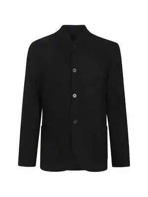 Harris Wharf London Nehru Mandarin-collar Button-up Jacket