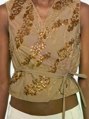 Brunello Cucinelli Sequin-embellished Waistcoat