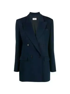 P.a.r.o.s.h Double-breasted Wool Blazer With Peak Lapels