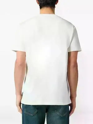 Philipp Plein Round Neck T-shirt Ice Cream Dollar