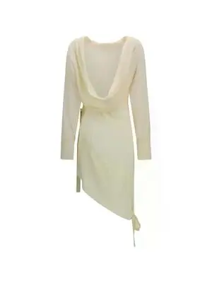 FRANCESCO MURANO Chemisier Wrap-style Dress - Neutrals