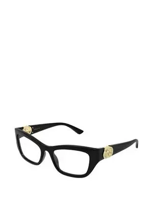 Gucci Interlocking G Cat-eye Glasses - Black