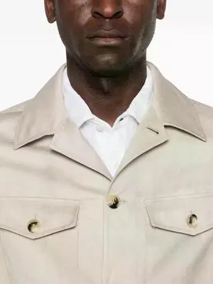 Canali Four-pocket Button-up Jacket - Neutrals