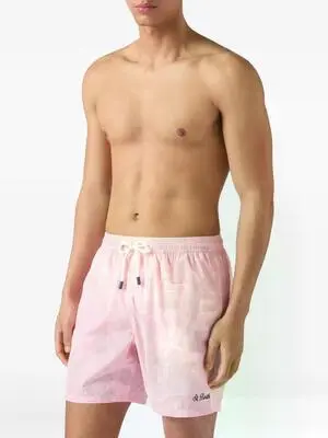 MC2 SAINT BARTH Gingham Swim Shorts - Pink