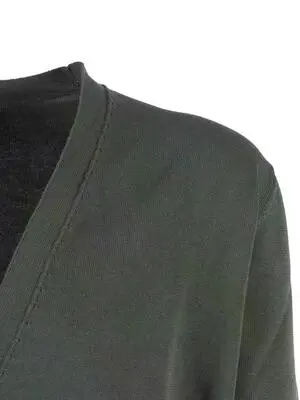 SETTEFILI CASHMERE Side-slit V-neck Cardigan