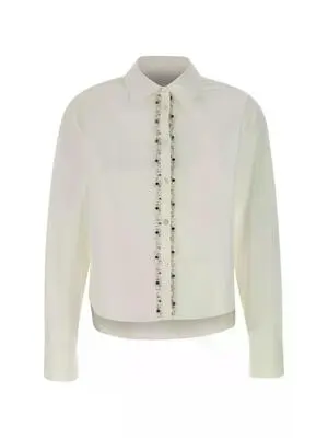 KAOS Bead-embellished Cotton Shirt