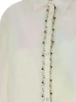 KAOS Bead-embellished Cotton Shirt