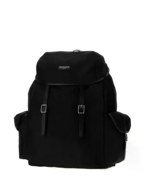 WOOYOUNGMI Buckle-fastening Canvas Backpack