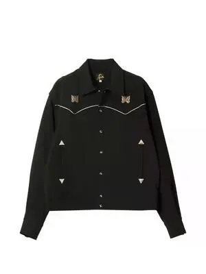 Needles Butterfly-embroidered Jacket - Black