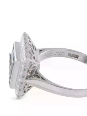 LB EXCLUSIVE Platinum Sapphire And Diamond Ring