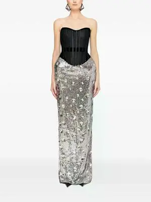 Nissa Strapless Evening Dresses