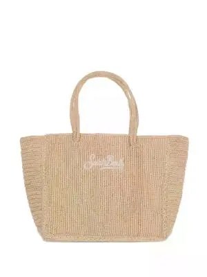 MC2 SAINT BARTH Raffia Shoulder Bag - Neutrals