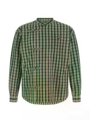 Undercover Tangzhuang Check-print Shirt - Green