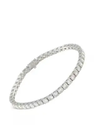 LB EXCLUSIVE 18k White Gold Diamond Tennis Bracelet - Silver
