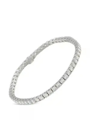 LB EXCLUSIVE 18k White Gold Diamond Tennis Bracelet - Silver