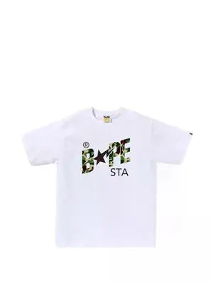 A BATHING APE Sta Camo-print T-shirt - White