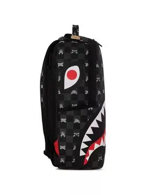 SPRAYGROUND Shark Check-pattern Backpack