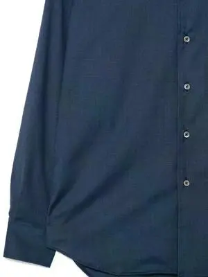 Canali Button-up Wool Shirt