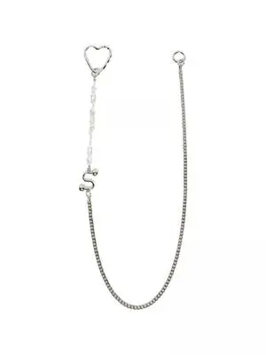 Sportmax Heart-motif Chain - Silver